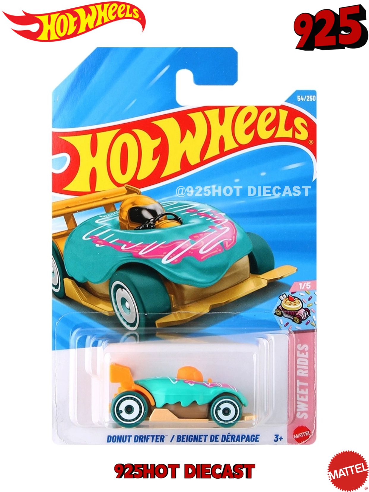Машинка Hot Wheels donut drifter beignet de derapage C4982 2026C ...