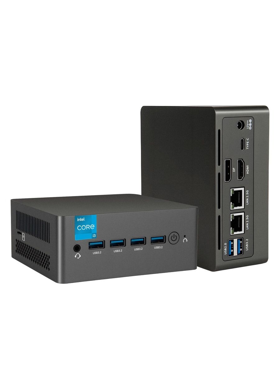 BRENUC Мини-ПК (Intel Alder Lake N100, RAM Отсутствует, Intel UHD ...