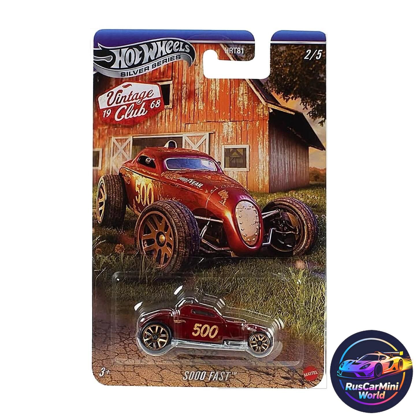 Машинка Mattel Hot Wheels HRT81 Vintage Assort 2026 So Fast купить на ...