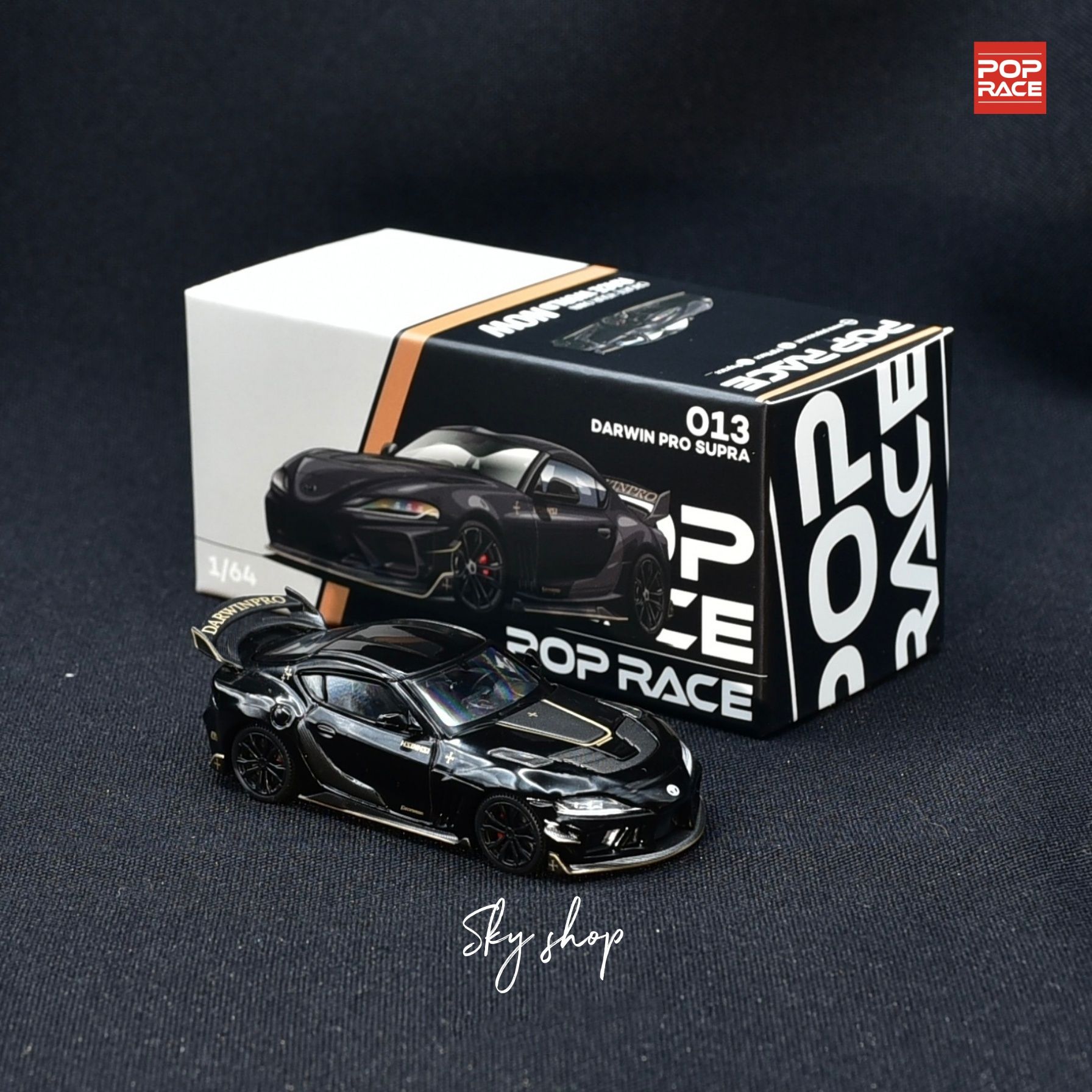 Машинка Pop Race 1:64 Toyota DARWIN PRO 66G NWB Supra (A90) купить на ...