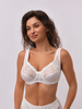 Бюстгальтер Женский Ritoleta на косточках, с мягкой чашкой, размер 85D белый иней Полиамид ...
