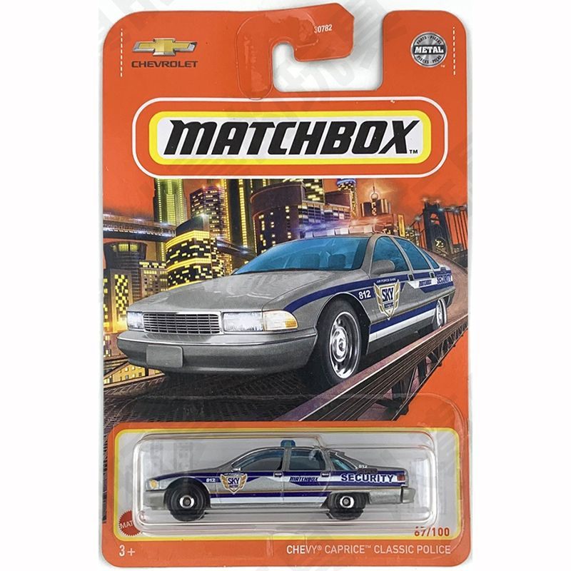 Машинка Matchbox CHEVY CAPRICE CLASSIC POLICE 1/64 Die-cast Model Toy ...
