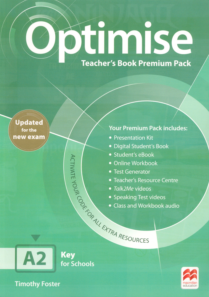 Optimise. Updated. A2. Teacher s Book Premium Pack / Книга для учителя / Foster Timothy - купить ...