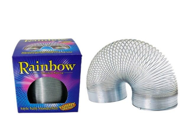 Игрушка Пружинка спираль металлическая антистресс Слинки Slinky ...