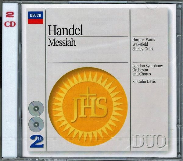 CD Музыка CD Handel - London Symphony Orchestra And Choir, Sir Colin ...