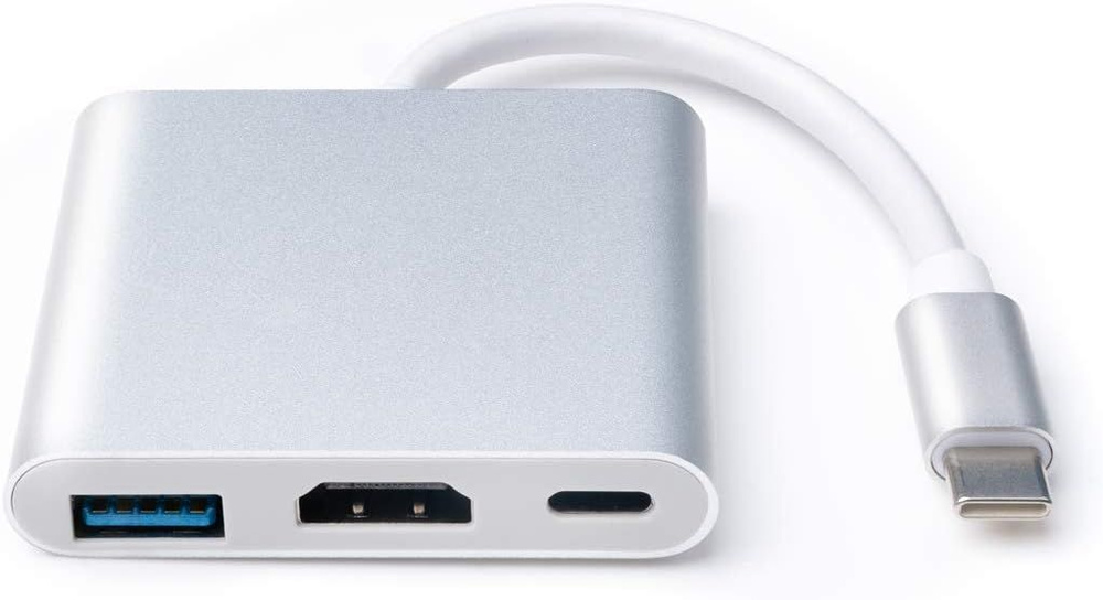 3 в 1 адаптер USB Type-C - HDMI 4K, USB 3.0, Type-C - купить с ...
