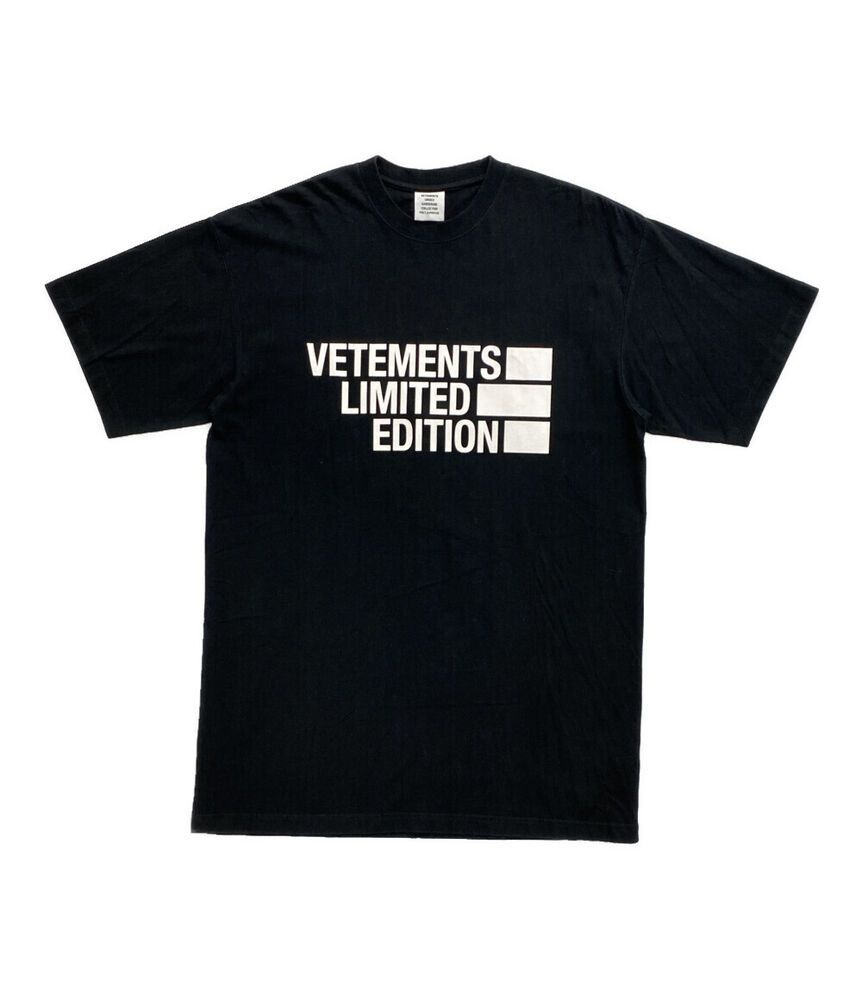 Футболка Vetements, размер 46, цвет черно-серый - купить по выгодной ...