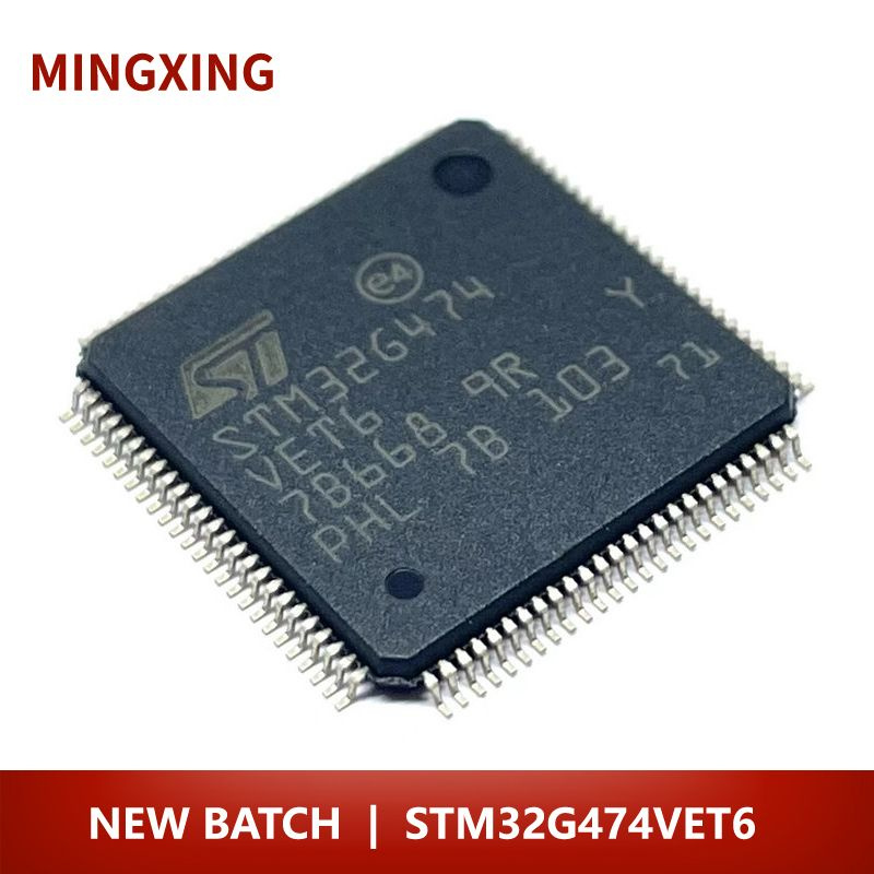 Новый оригинальный чип STM32G474VET6 LQFP-100 STM32 Mainstream MCU STM32G4 Series Single Chip ...