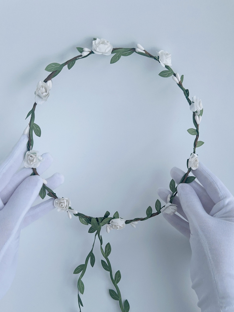 венок на голову из цветов - купить с доставкой по выгодным ценам в ...