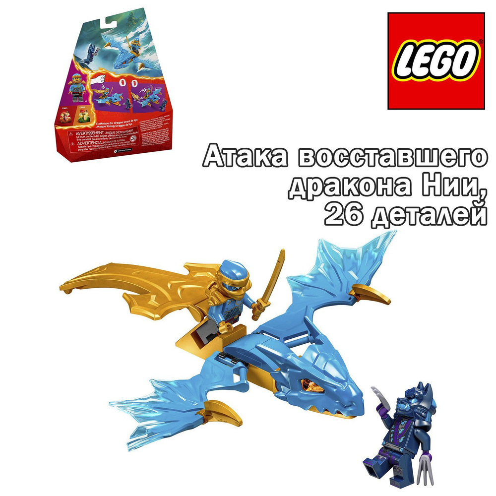 Конструктор LEGO Ninjago Атака восставшего дракона Нии, 71802 купить на OZON по низкой цене ...