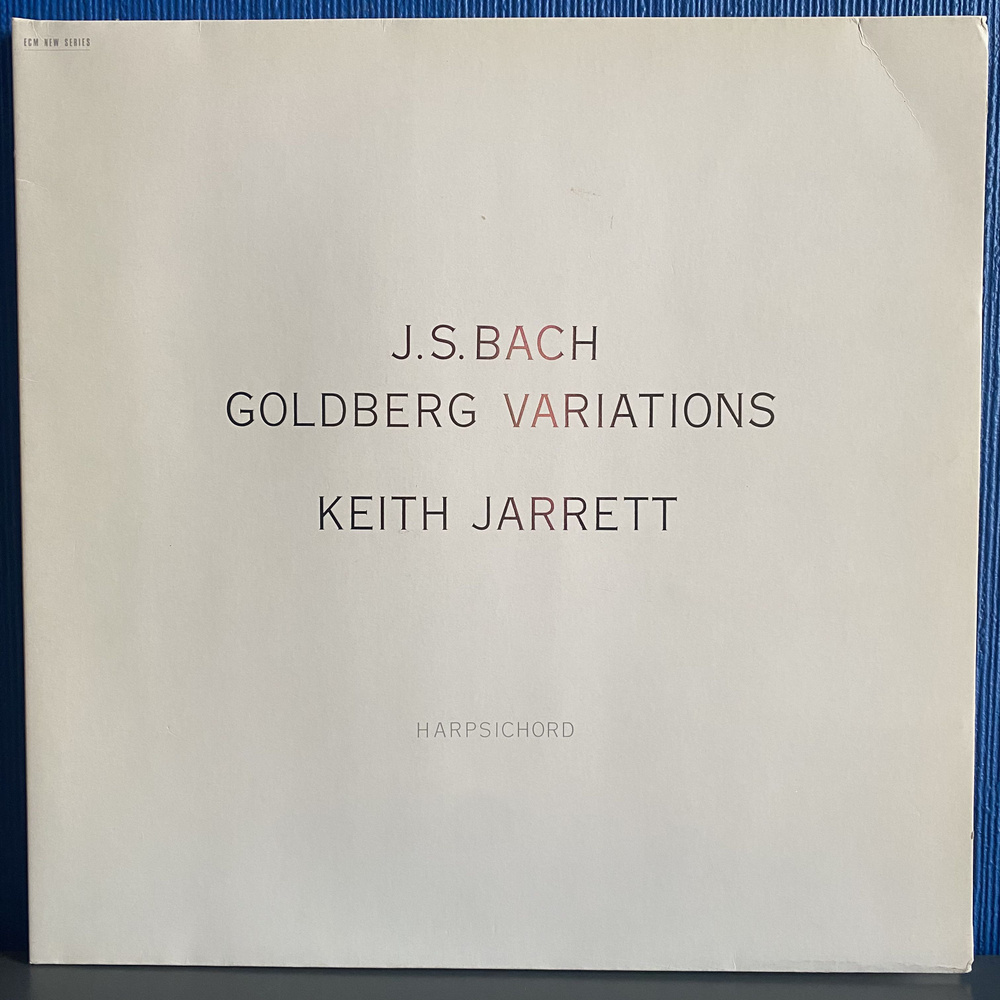J.S.Bach/Keith Jarrett. Goldberg Variations. NM ПЕРВЫЙ ПРЕСС 1989 LP Виниловая пластинка ...