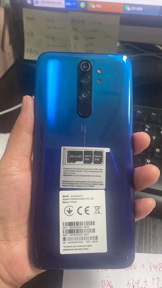 Смартфон Redmi Глобальная версия Note 8 Pro NFC 8GB 128GB 4G 4500mAh Android двойной SIM-карты ...