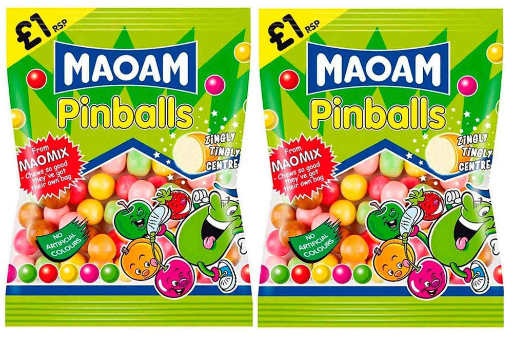 Мармелад Haribo Maoam Pinballs / Пинболы, 2 шт по 200 гр - купить с ...