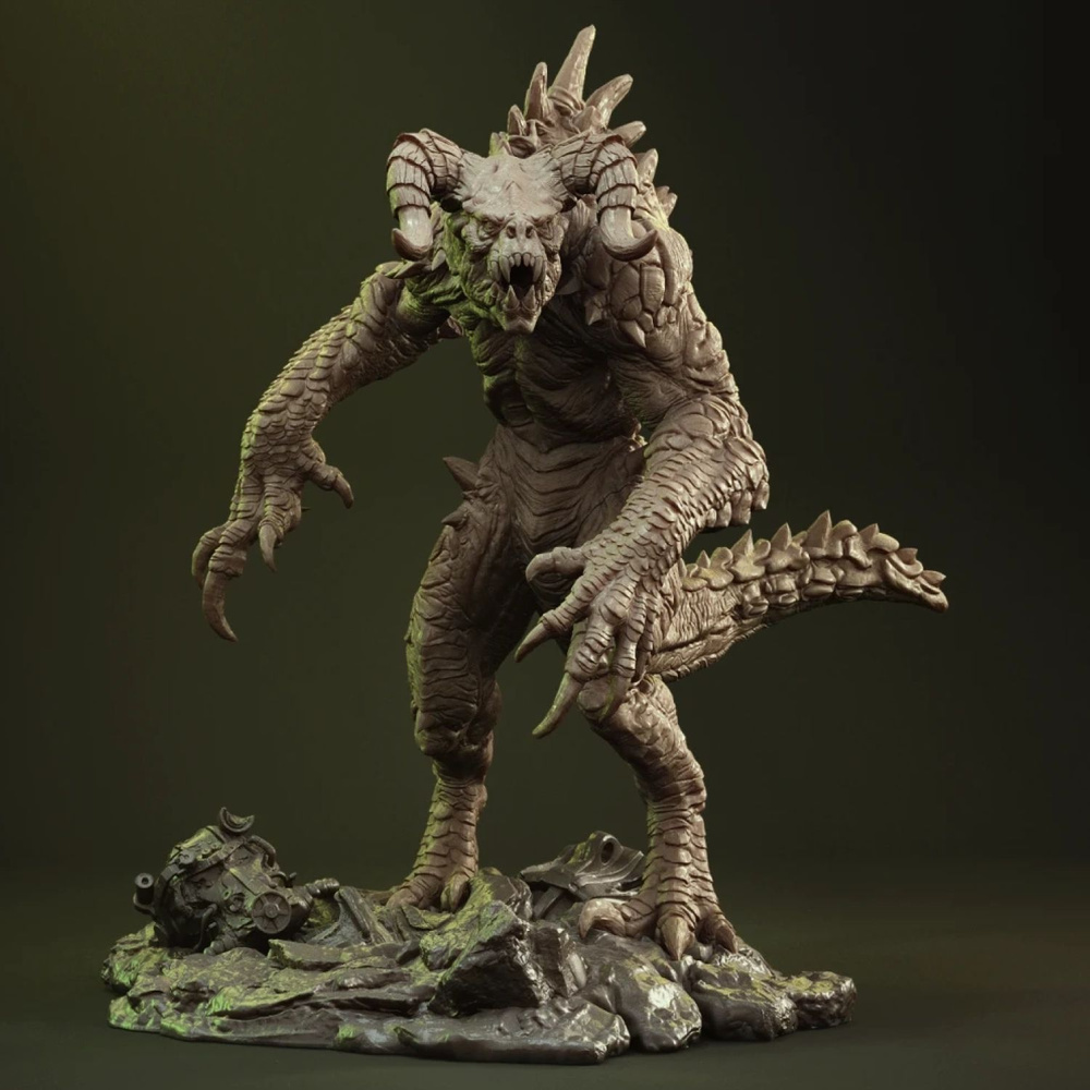Fallout Deathclaw / Коготь смерти - коллекционная фигурка под покраску ...