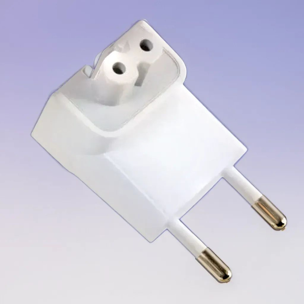 Переходник для блока питания Apple Euro Plug купить с доставкой по