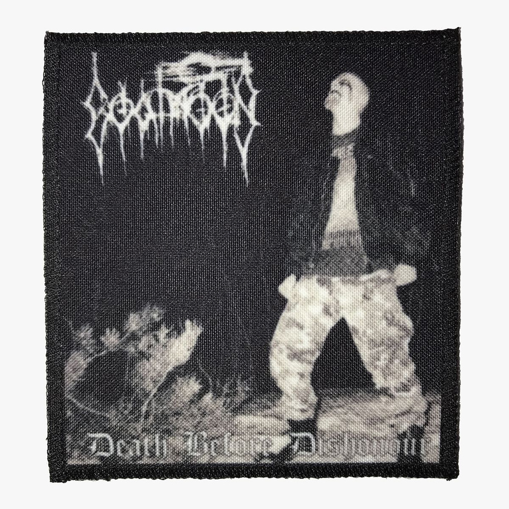 Нашивка Goatmoon "Death Before Dishonour" сублимационная патч black ...