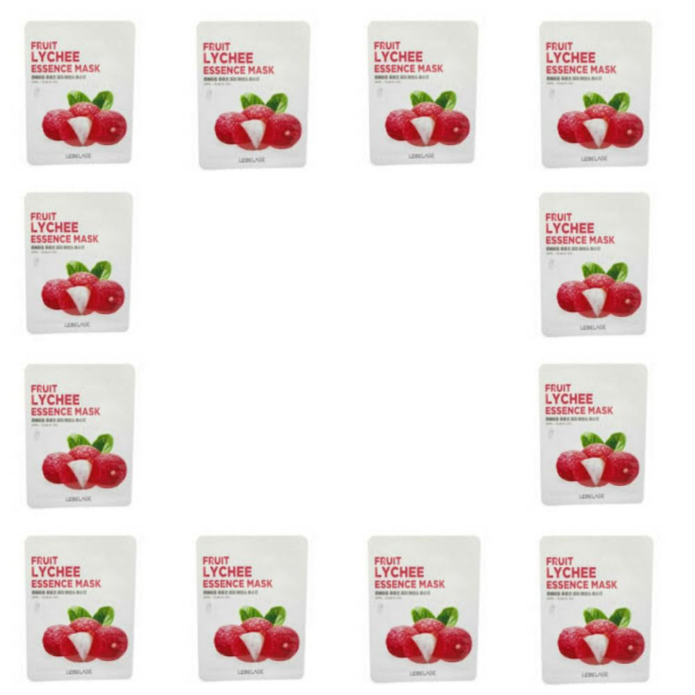 Lebelage Маска для лица тканевая с экстрактом личи Fruit LYCHEE Essence ...