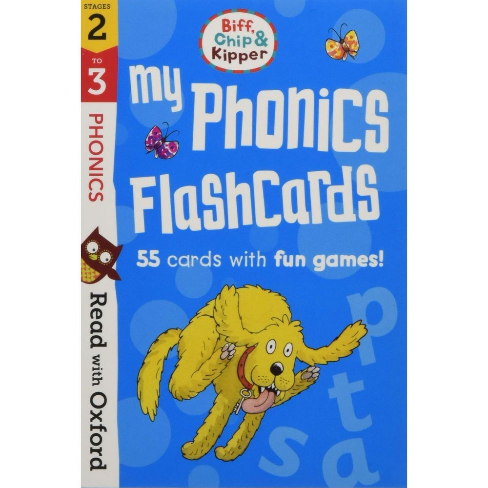 Read with Oxford Stages 2-3 Biff, Chip and Kipper My Phonics Flashcards ...