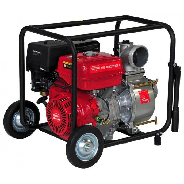 Мотопомпа Elitech МБ 1000 Д 100 ГК для грязной вод - купить по выгодной ...