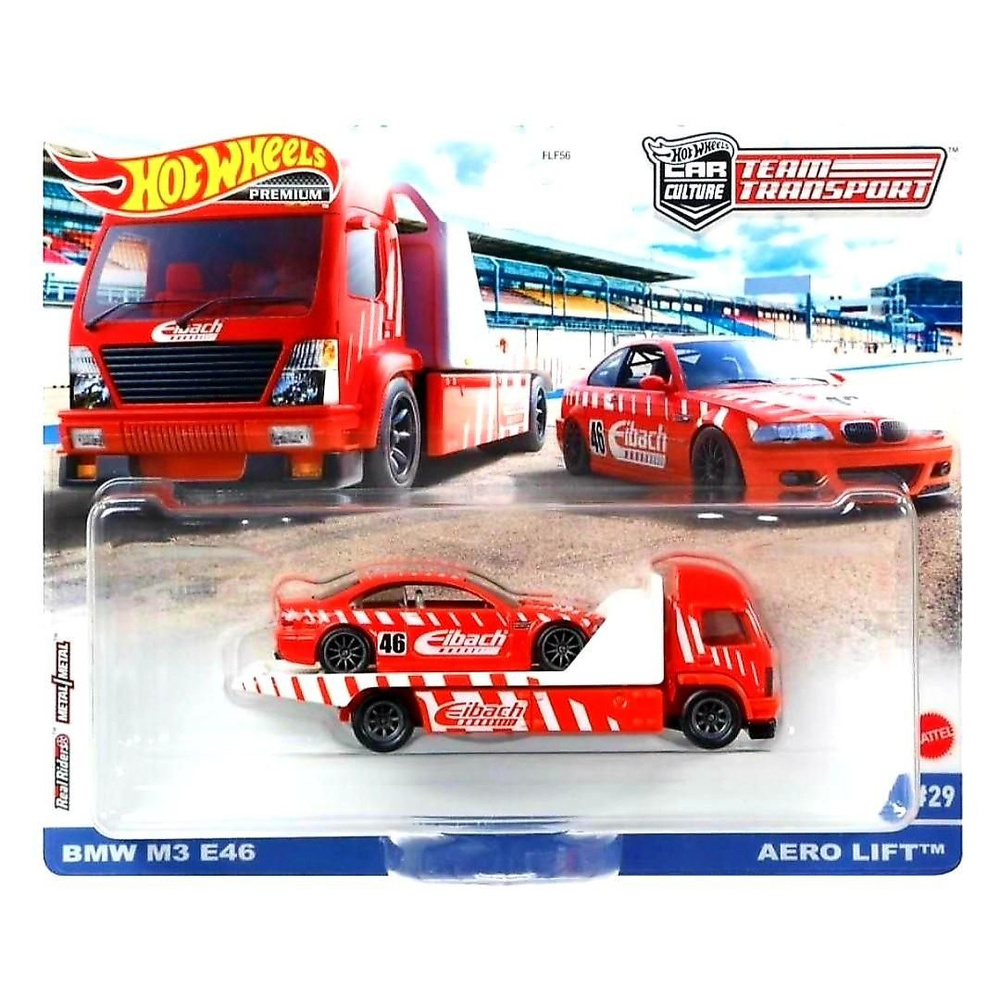Машинка Hot Wheels Team Transport FLF56:BMW M3 E46 & Aero Lift купить ...