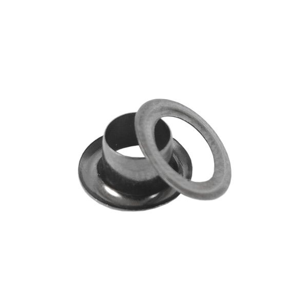 Люверс круглый 6/10,5 мм блек никель роллинг 50 шт - купить с доставкой ...