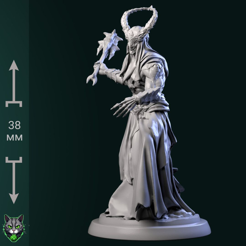 Миниатюра фигурка для настольных игр ДнД ( DnD ) Безглазый гуманоид ...