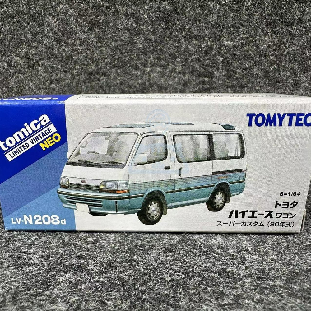 Машинка 2406 TOMYTEC 1:64 TLV LV-N208d Toyota Hiace van Collection of die-cast alloy trolley ...