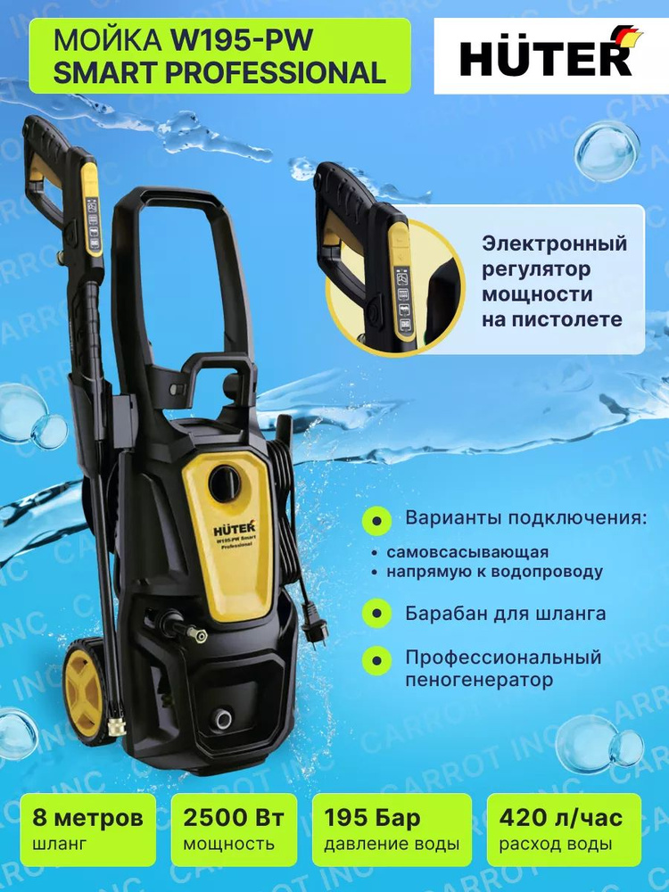 Мойка высокого давления M195-PW SMART PROFESSIONAL - купить в интернет ...