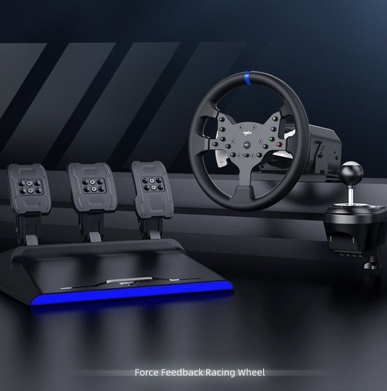Игровой руль с педалями PXN V99 Gaming Racing Wheell для PC/PS4/Xbox ...