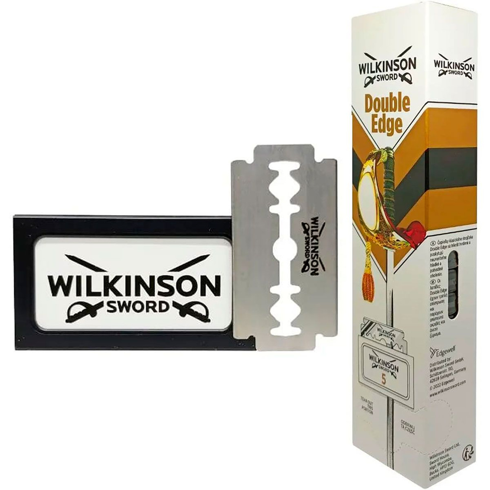 Wilkinson Sword Лезвия DOUBLE EDGE (100 шт.), двусторонние классические ...
