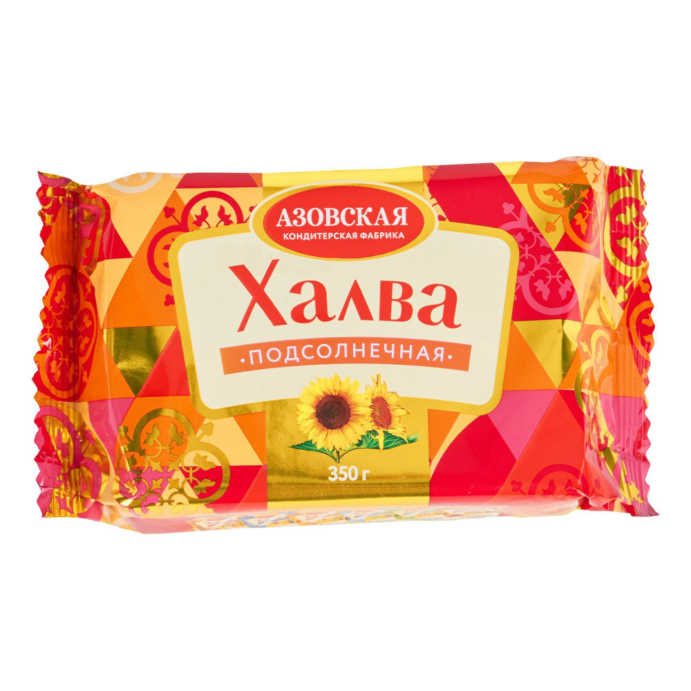 Халва Азовская кондитерская фабрика подсолнечная 350 г - купить с ...