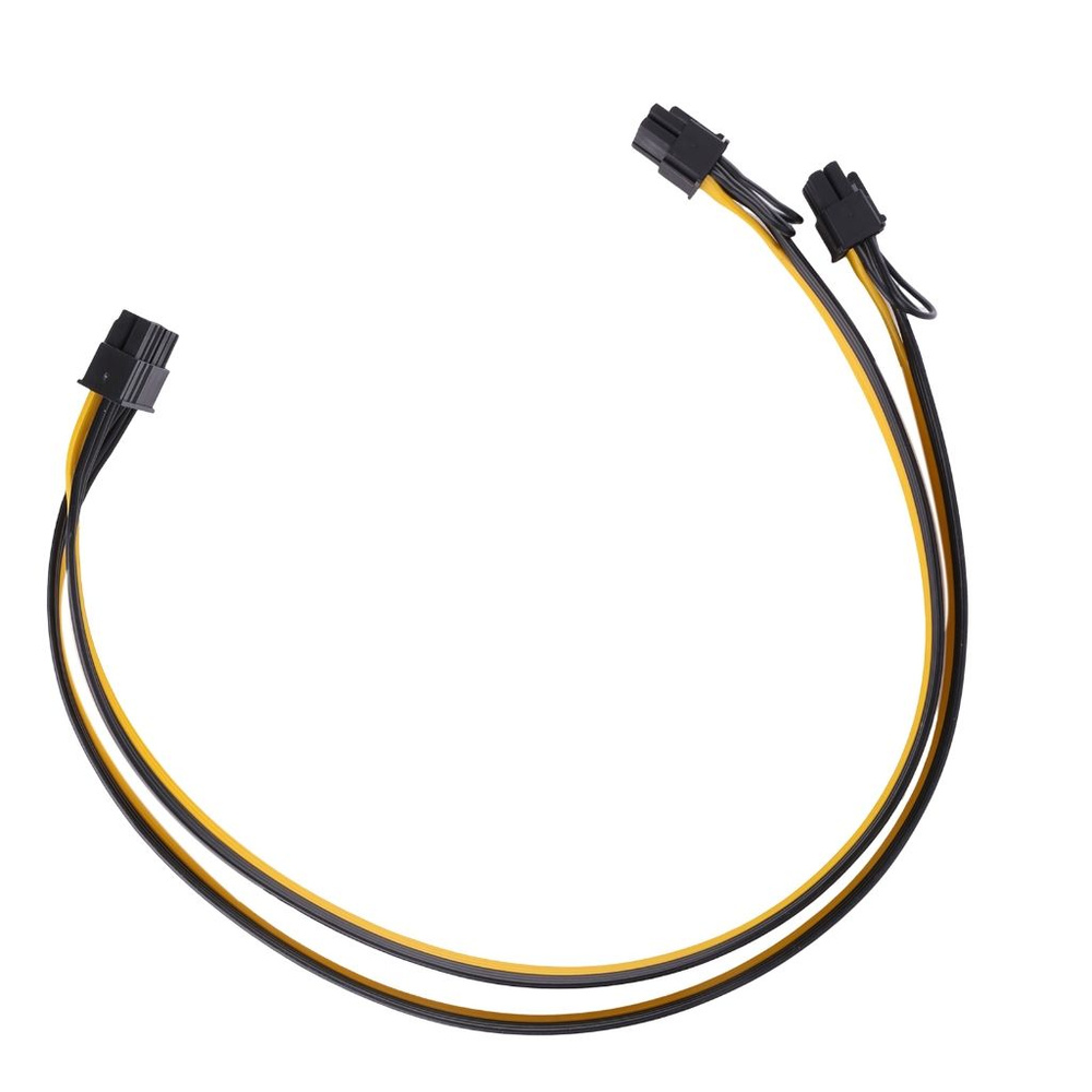 Кабель питания 12-контактный - PCIE 6+2Pin 8Pn 50 см купить на OZON по ...