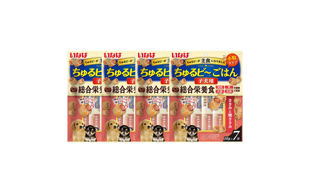 Лакомство INABA Churu Bee Gohan для щенков Запеченные трубочки Куриное ...