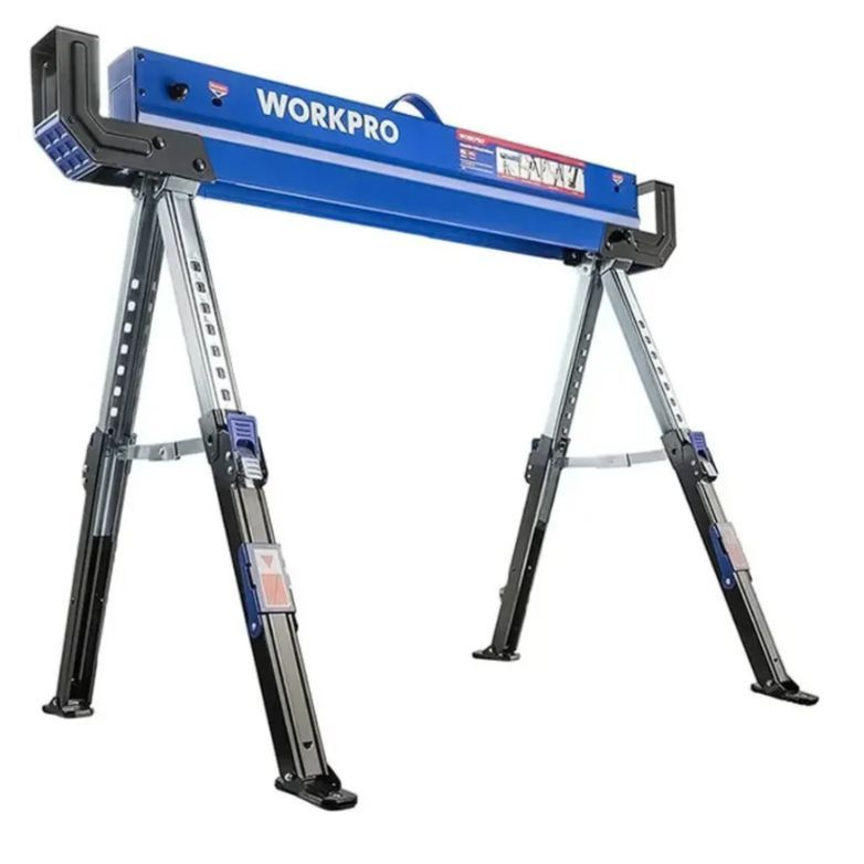 Козлы усиленные регулируемые складные "WORKPRO" WP289019 купить на OZON по низкой цене (1734791267)