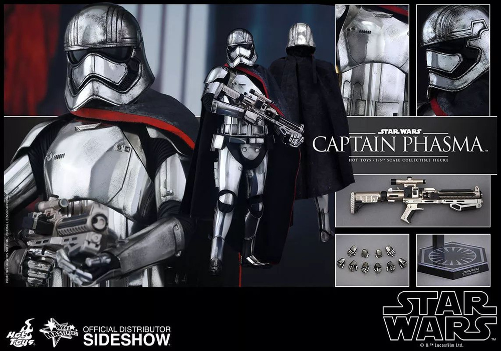 (Opened Box) Фигурка Hot Toys Star Wars The Force Awakens Captain ...