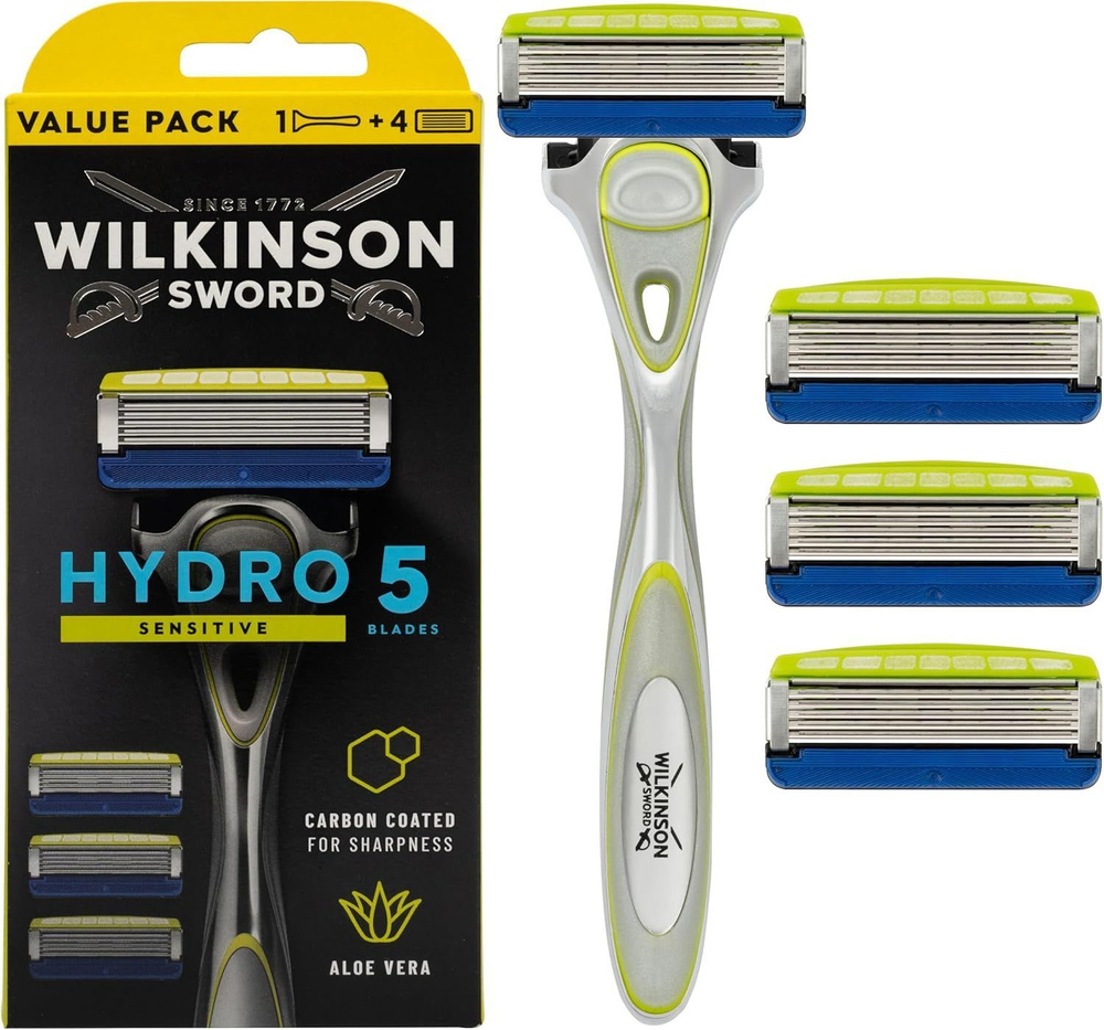 Wilkinson Sword Hydro 5 Sensitive Carbon / Подарочный бритвенный набор ...