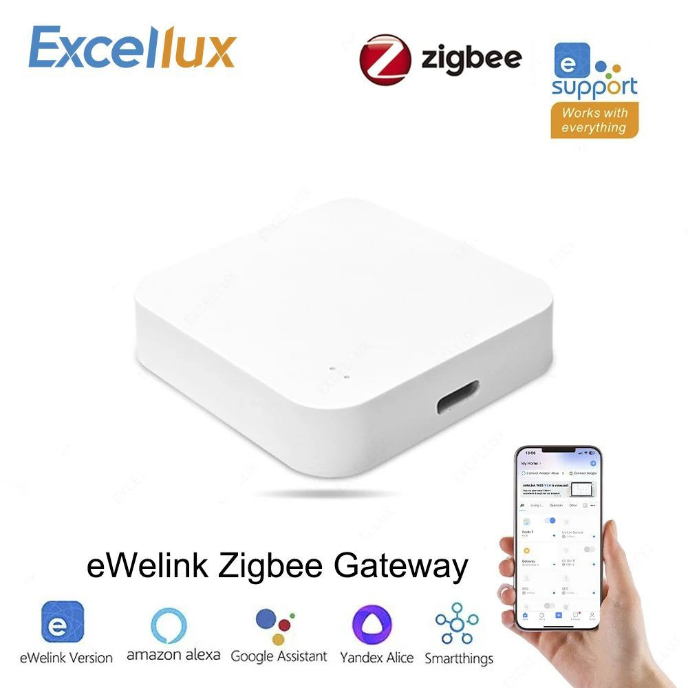 Умный шлюз Zigbee (eWelink), хаб zigbee3.0, умный дом купить на OZON по низкой цене (1675388253)