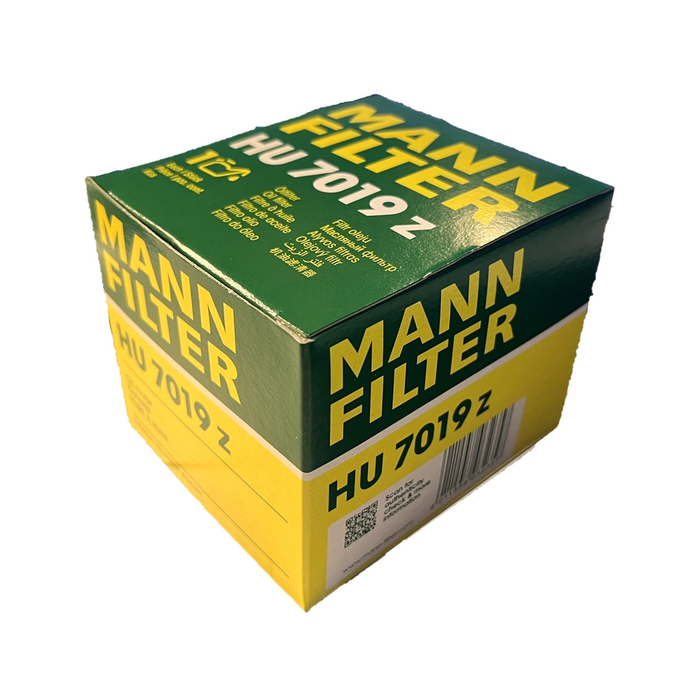 MANN-FILTER HU7019Z, Германия, упаковка с кодом, фильтр масляный для ...