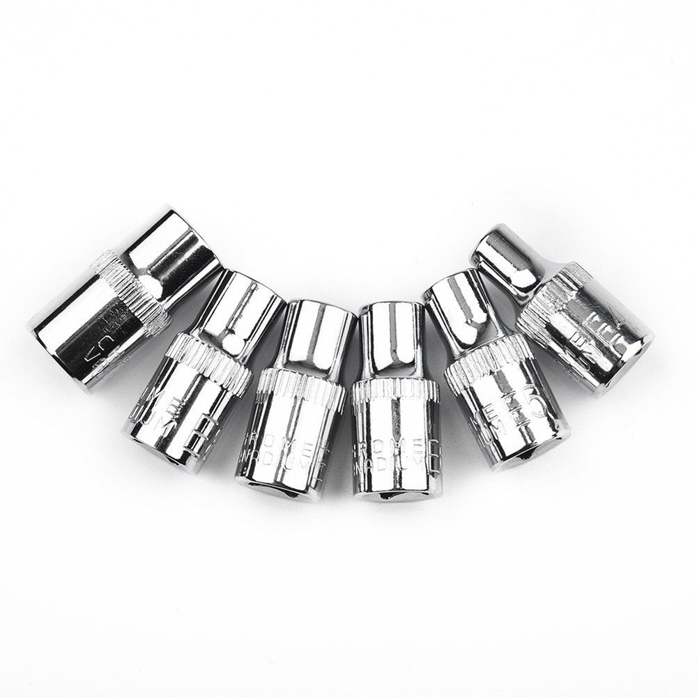 OZ-HRHB 6 шт. 1/4 дюйма для Torx Star Female Bit E Набор головок E4 E5 E6 E7 E8 E10 Ручной ...