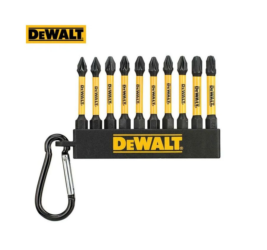 DEWALT набор бит 57мм ,PH2, PZ2, PZ3 - 10 шт. Flex Torq ударные купить ...
