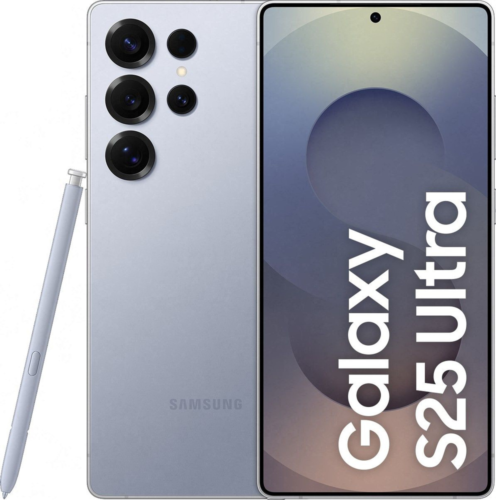 Смартфон Samsung Самсунг Galaxy S25 Ultra 256 ГБ 12 ГБ Голубой OLED ...