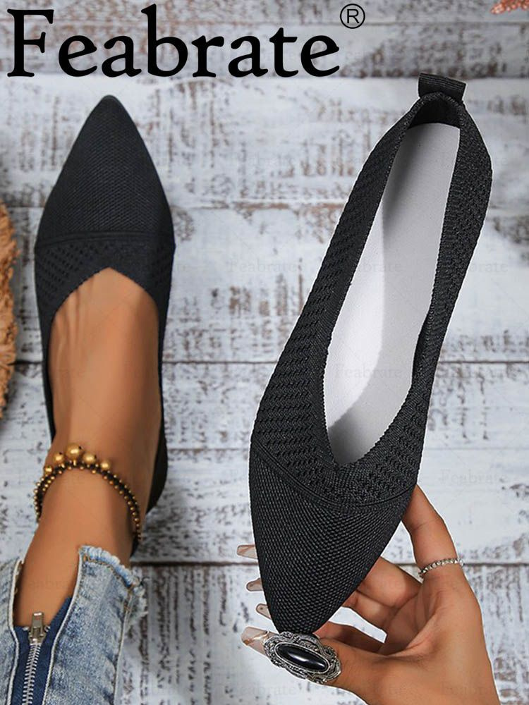 Лоферы Женский Feabrate черный, размер 36 Без каблука На любой сезон Пряжка купить c доставкой ...