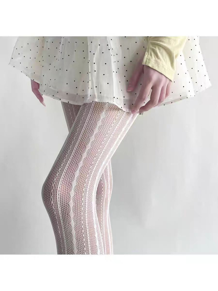 Чулки Женский размер универсальный белый Политекс Хлопок 40 ден На любой сезон Китай купить C