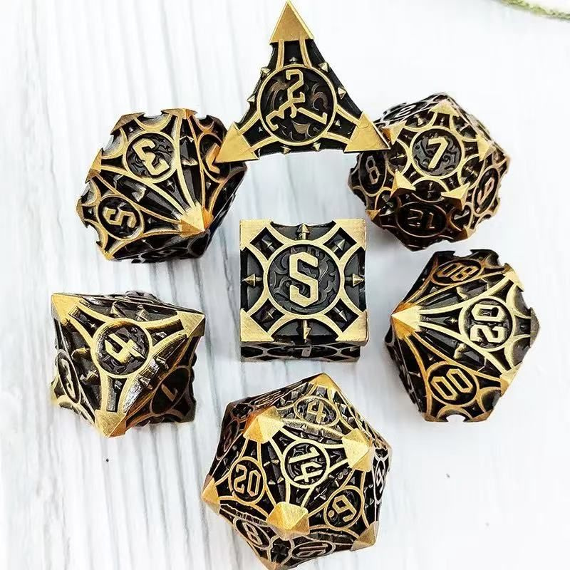 Металлический твердый кубик DND TRPG Cthulhu D20 Многогранник купить на OZON по низкой цене ...