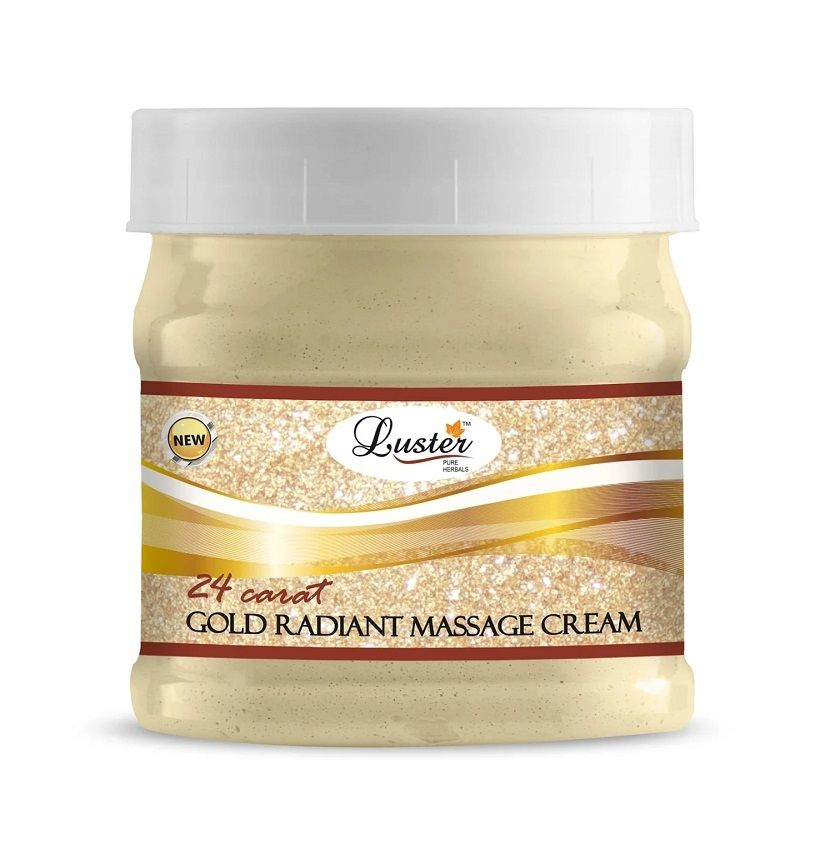LUSTER 24 Carat Radiant Gold Massage Cream Массажный крем для лица с ...