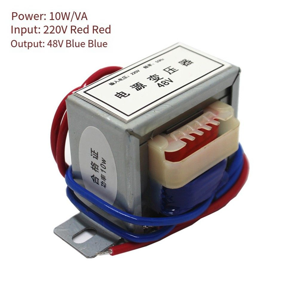 1 шт., силовой трансформатор 10 Вт EI48, вход 220 В, выход 7,5 В 0 7,5 В, 7,5 В, 36 В, 48 В ...