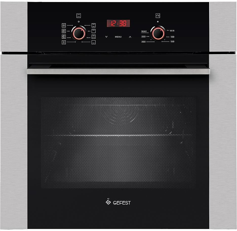 GEFEST Электрический духовой шкаф ЭДВ ДА 622-03 РН3, объем 55 л, черный,серебристый/серый купить ...
