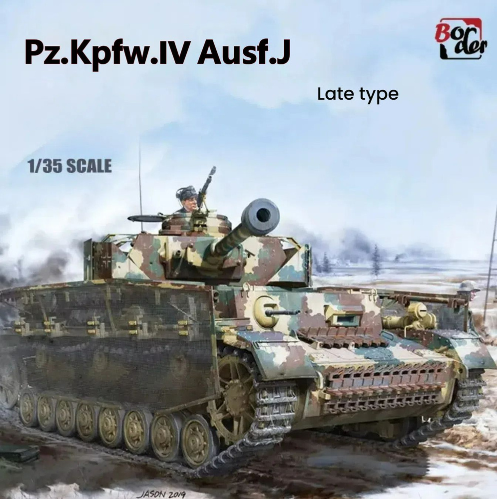 Border Model BT-008 1/35 Pz.Kpfw.IV Ausf.J Поздний период Модель танка ...