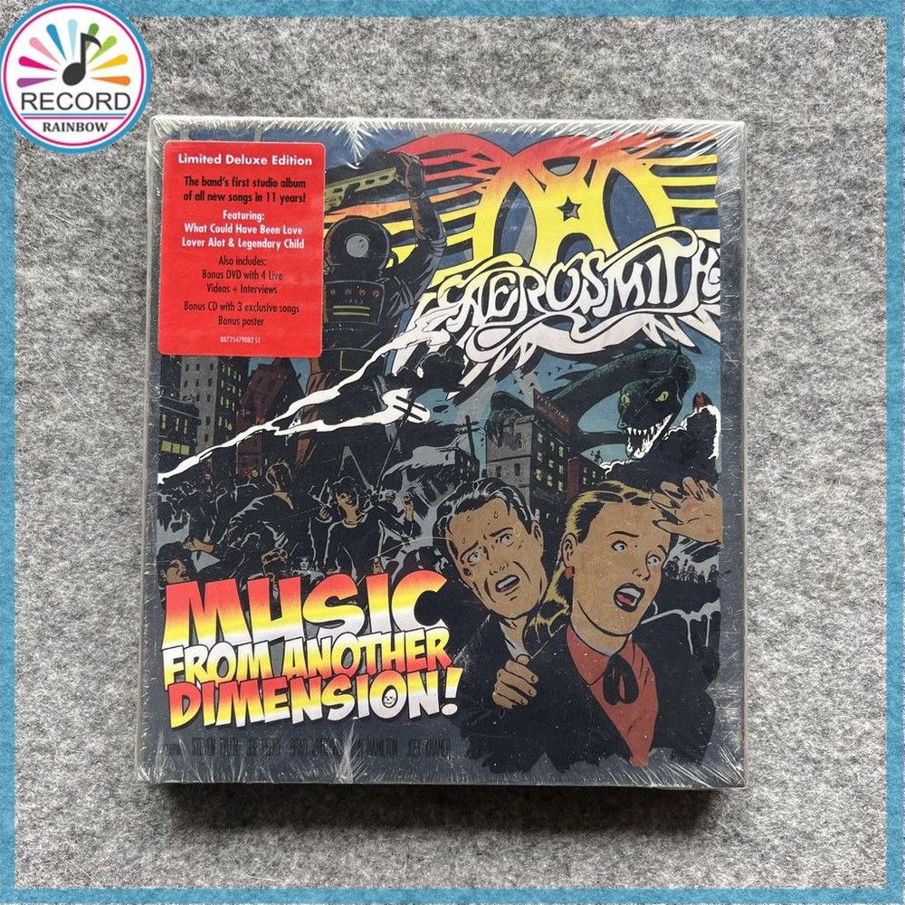 CD Aerosmith Music From Another Dimension 2CD+DVD 1Z01274 запечатанный совершенно новый альбом ...
