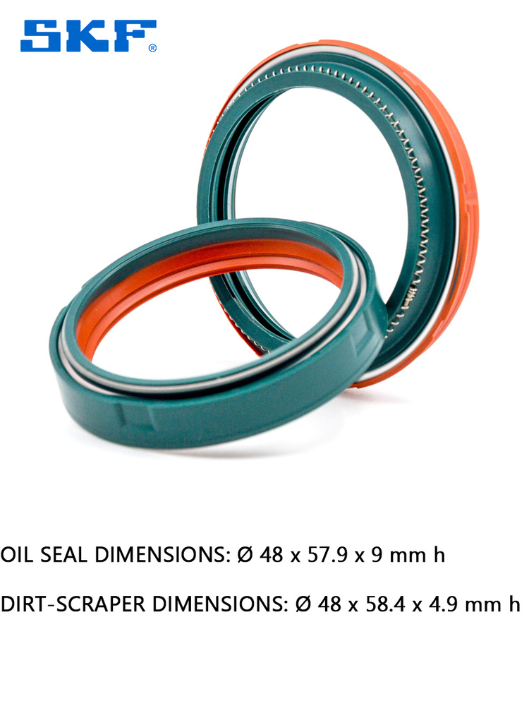 Мотокросс мотоцикл амортизатор сальник SKF Seals Kit (oil - dust) Dual Compound WP 48 mm купить ...